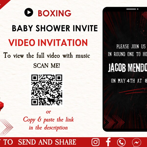 Boxing Baby Shower - Etsy