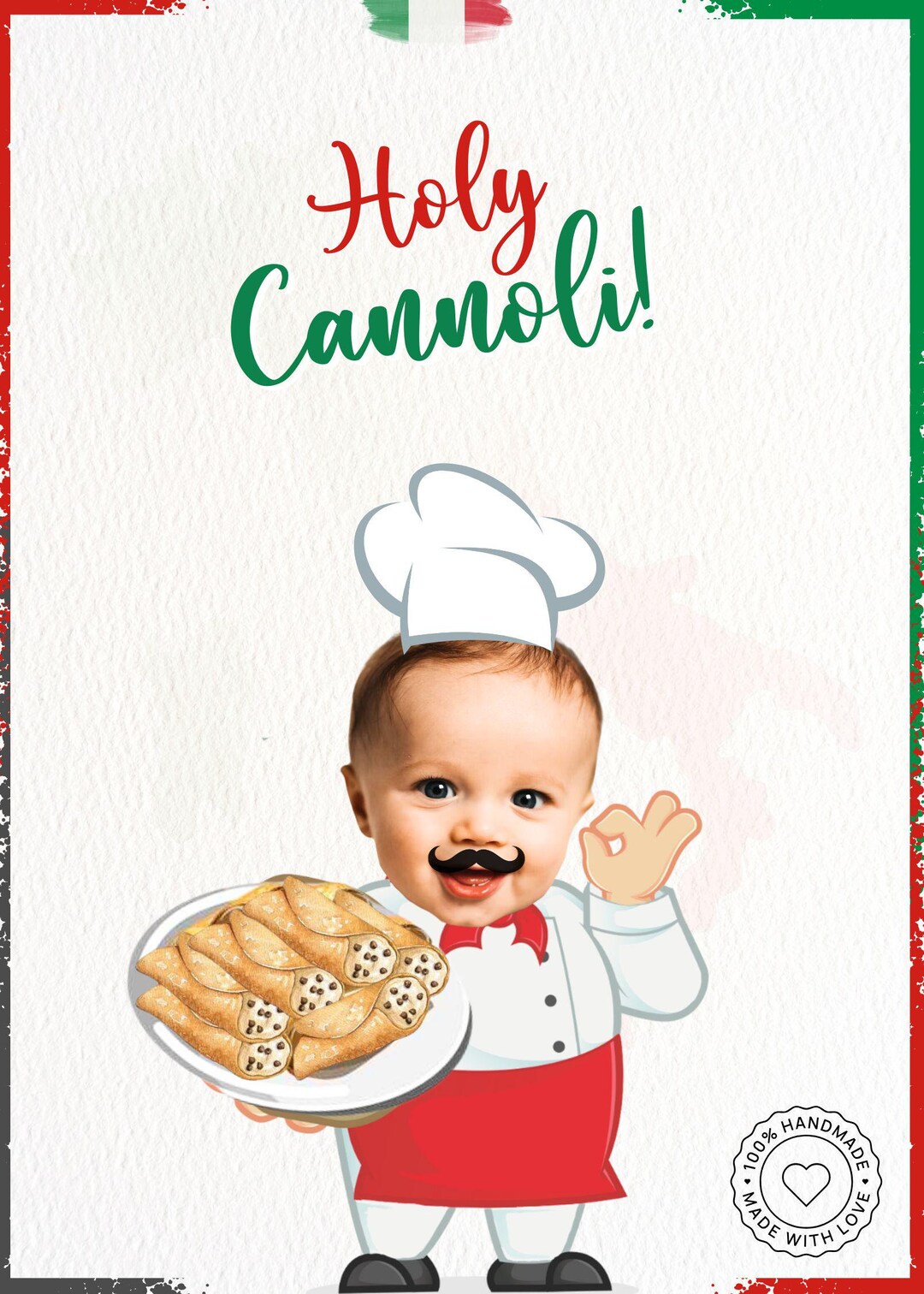 Holy Cannoli Boy Bundle Product Invitations - Personalized Kids Face ...