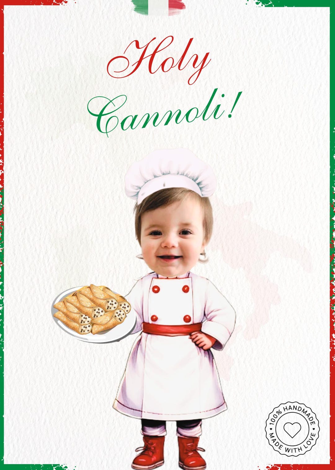 Holy Cannoli Girl Bundle Product Invitations - Personalized Kids Face ...