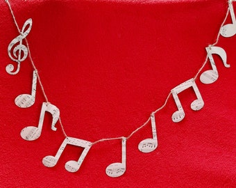 Music Notes Garland - Etsy