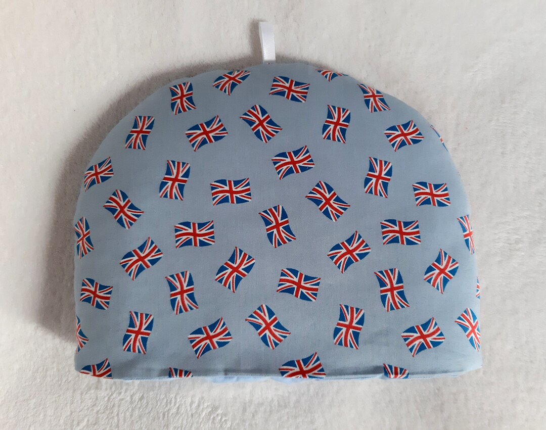 Union Jack Tea Cosy, Great Britain Flag, Pale Blue, Coronation - Etsy