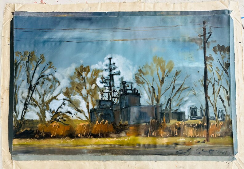 Battleship in the Cornfield. Lockheed Martin, Moorestown, New Jersey ...