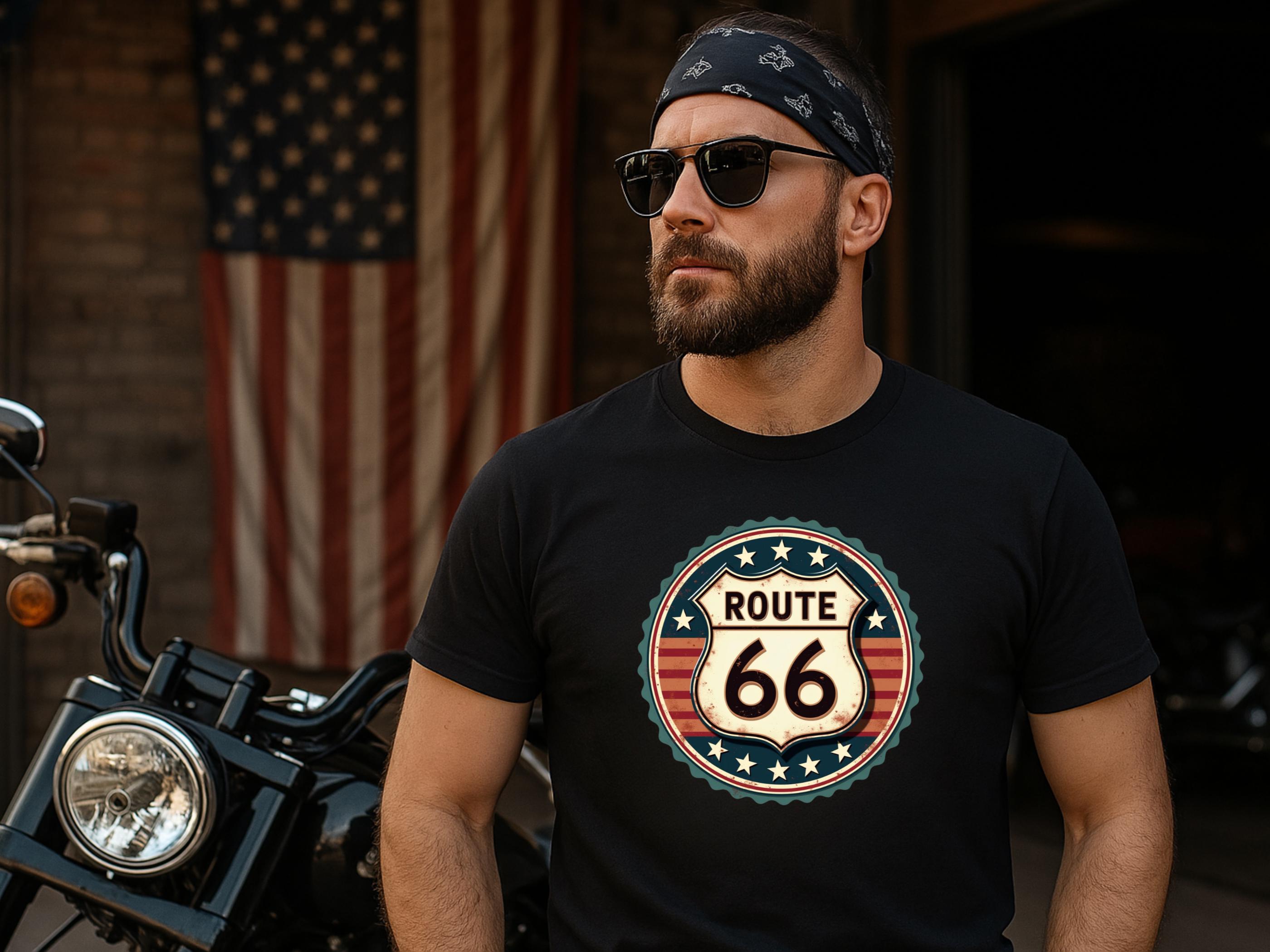 Route 66 Vintage Sign PNG: Retro USA Highway Design (digital Download ...