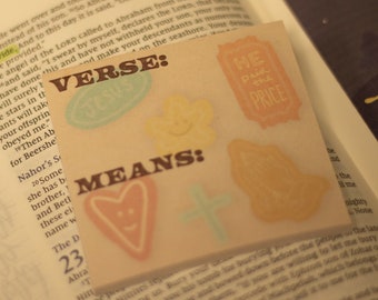 Bible Verse Sticky Notes | Etsy