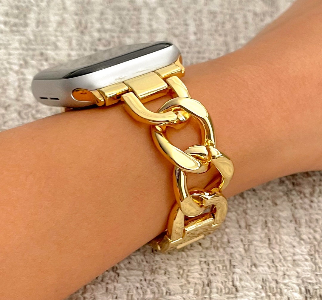 Chain Apple Watch Band 38mm 40mm 41mm 42mm 44mm 45mm, One Chain Apple ...