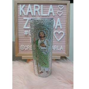 San Judas Tadeo Rhinestones Tumbler - Etsy