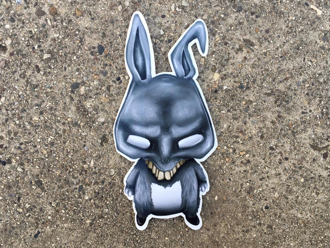 Frank the Rabbit Vinyl Sticker | Donnie Darko Inspired | Horror Movie ...