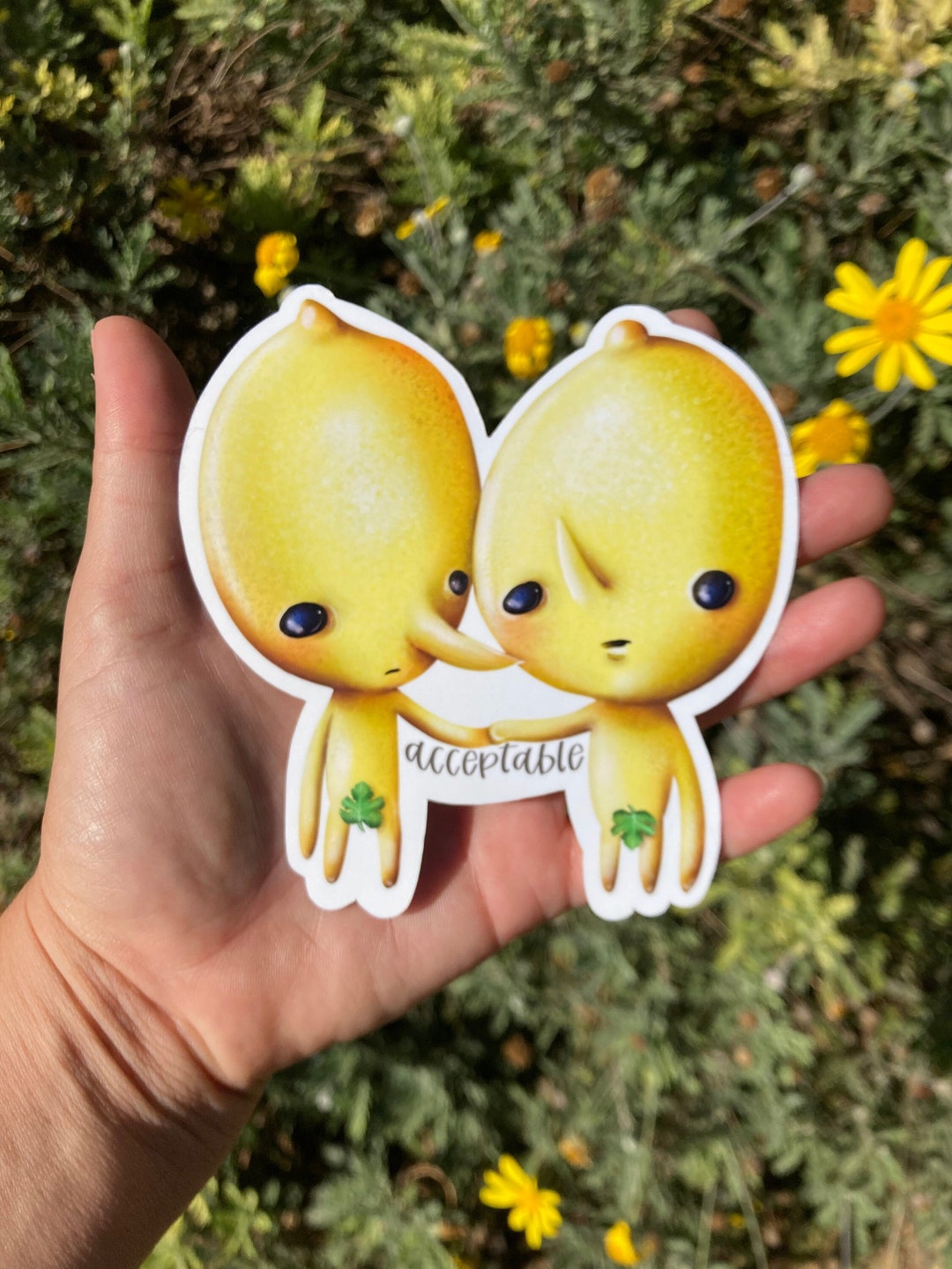 Lemongrab Twins Original Vinyl Sticker - Etsy