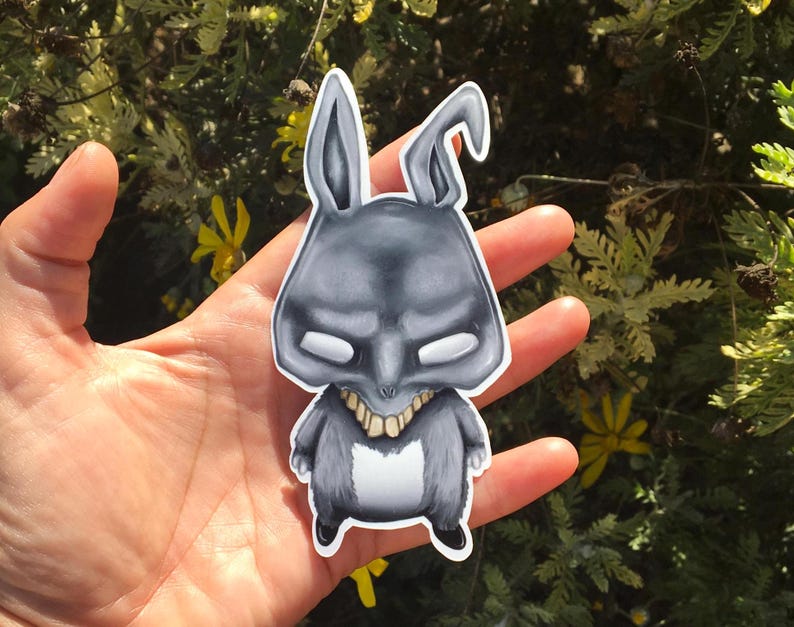 Frank the Rabbit Vinyl Sticker | Donnie Darko Inspired | Horror Movie ...