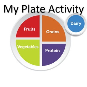 My Plate Activity Printable (based on USDA My Plate) - Etsy