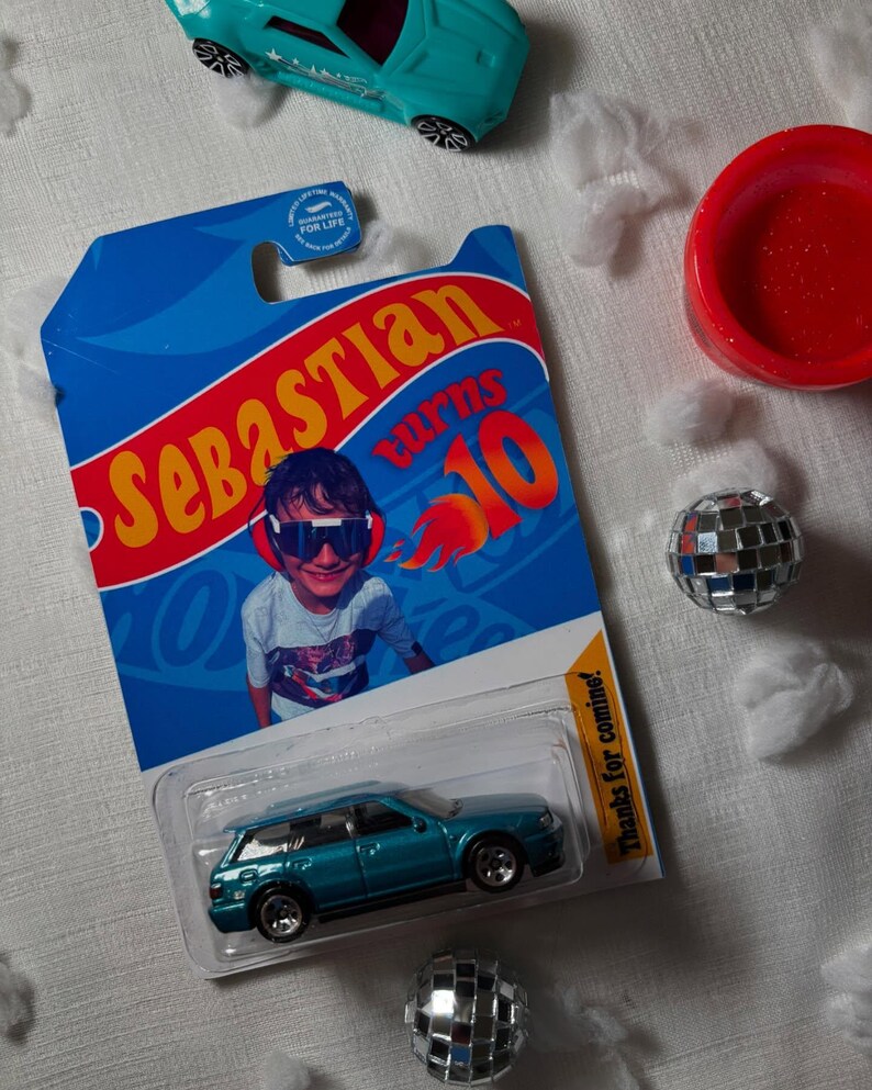 Custom Hot Wheels Packaging - Personalized Backing Cards With Your ...