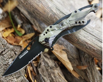 Camo Folding Knife - Etsy