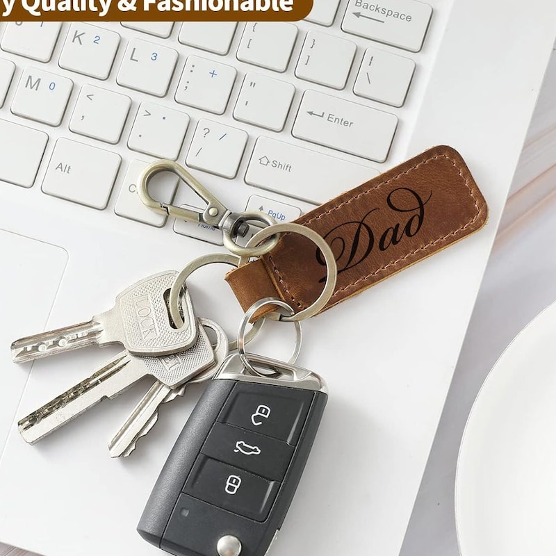 Personalized Car Keychain for Men - Etsy