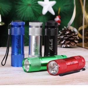 Personalized FLASHLIGHT Custom Flashlights LED Custom Light Keychain ...