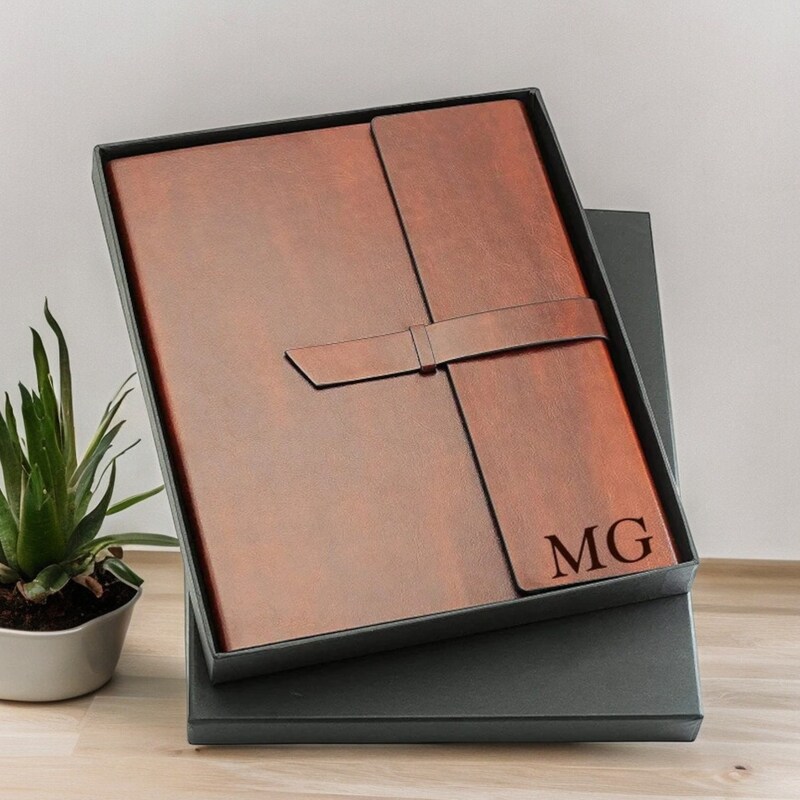 Leather Engraved Folders - Etsy