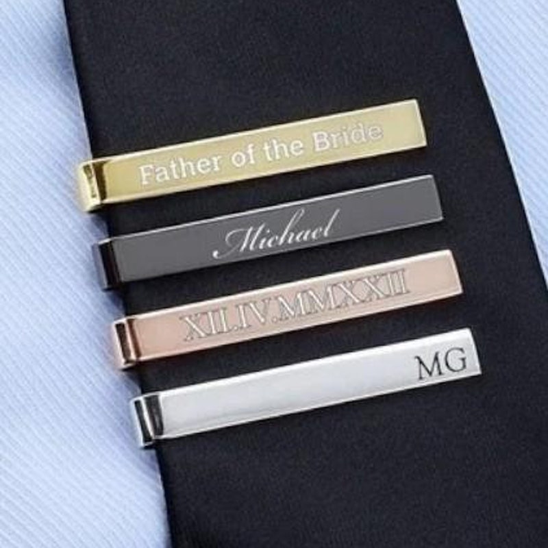 Personalized Tie Clip - Etsy