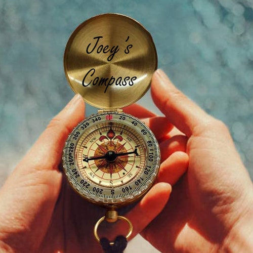 Engraved Compass Christmas Present Fathers Day Gift - Etsy