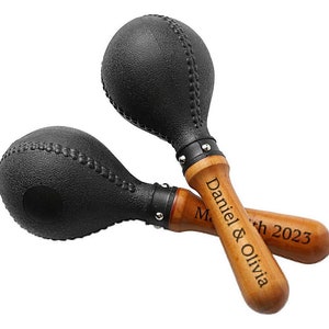 Personalized MARACAS Shaker Chac-chac Rumba Tamaracas Maraquero Gift ...