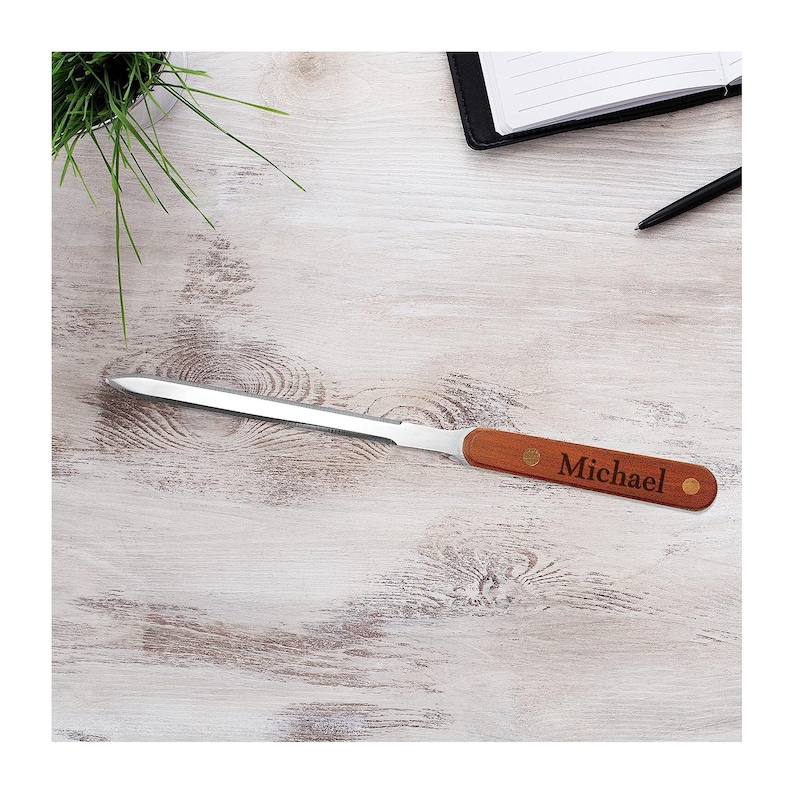 Custom Personalized LETTER OPENER Housewarming Home Birthday Gift for ...
