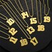 Personalized NUMBER NECKLACE for Boys Girls Youth Sports School Team ...