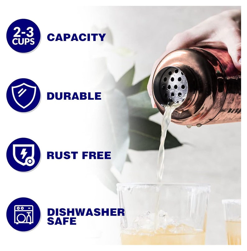 Personalized COCKTAIL SHAKER SET Mixer Drinkware Bar Bartender Barware ...