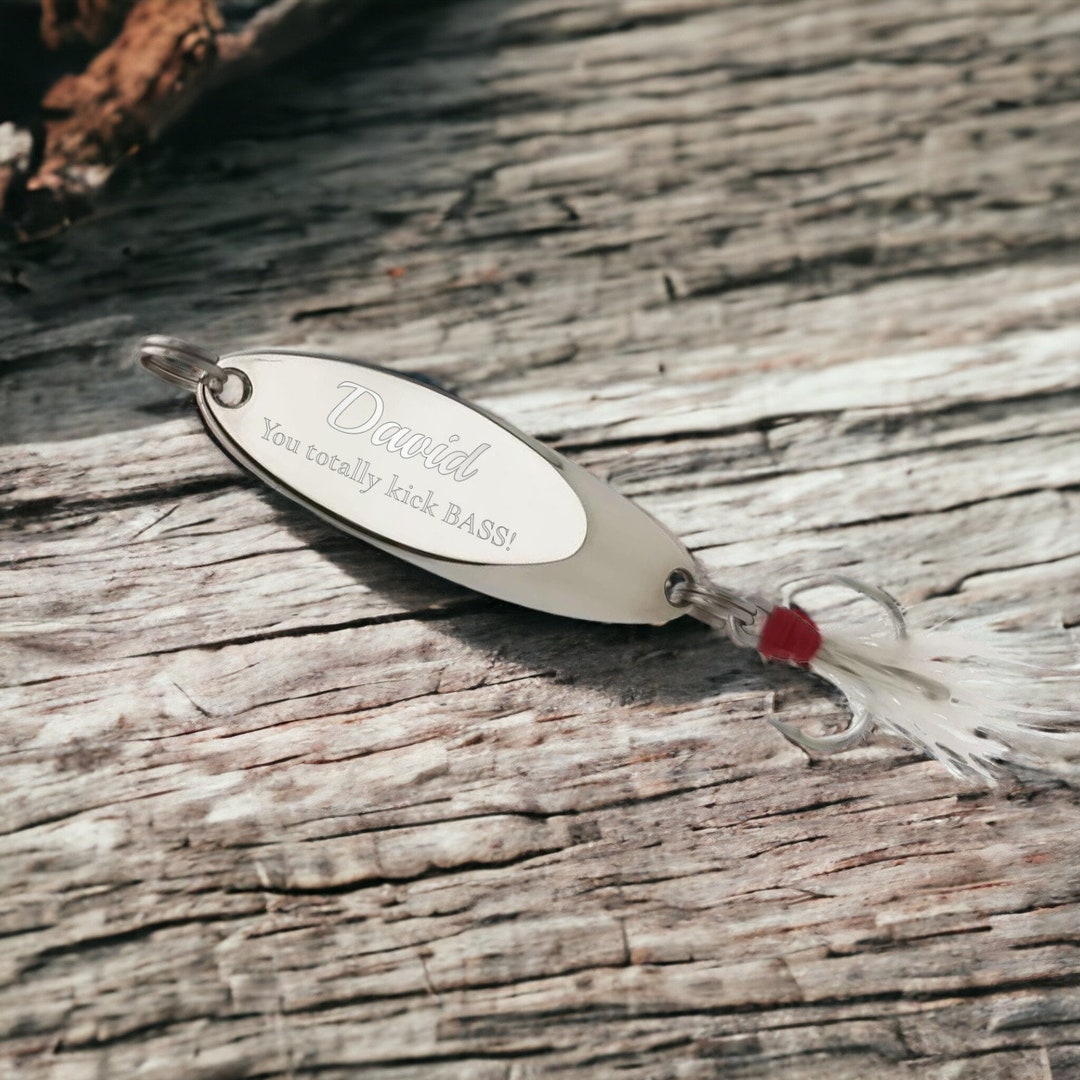 Personalized FISHING LURE GIFT Spoon Custom Engraved Filet Gifts for ...
