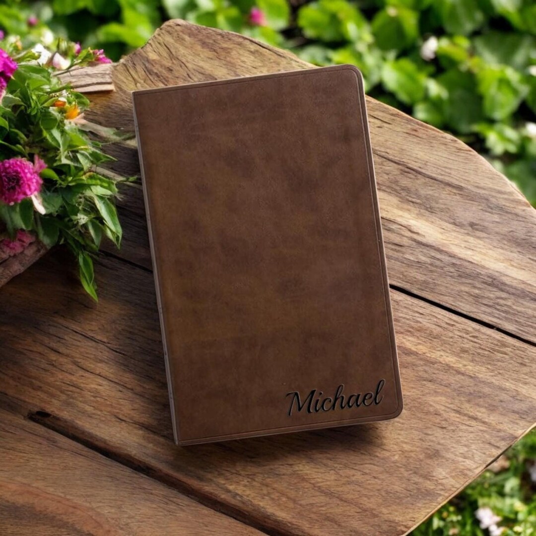 Personalized ESV BIBLE Name Christian Baptism Gift for Dad Men Her ...