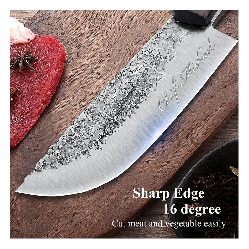 Personalized CHEFS KNIFE Home Cooking Kitchen Housewarming Groomsmen ...