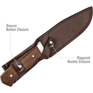 Personalized HUNTING KNIFE & SHEATH Knive Knives Camping Hunting ...