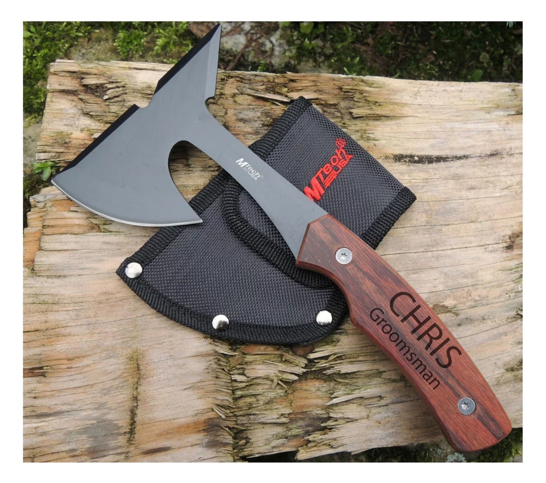 Personalized AXE Hatchet Throwing Axes Groomsmen Birthday Gift for Him ...