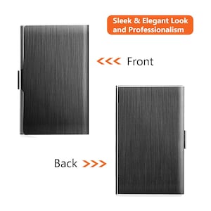 Personalized BUSINESS CARD HOLDER Case Office Desk Corporate Work Boss ...