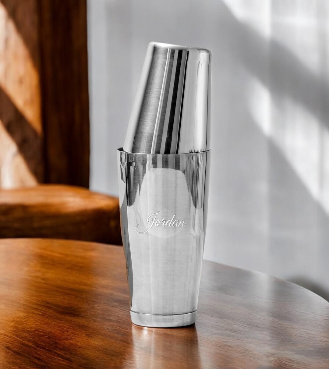 Personalized COCKTAIL SHAKER SET Mixer Drinkware Bar Bartender Barware ...