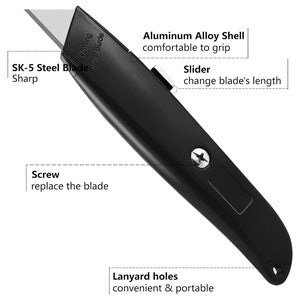 Personalized BOX CUTTER Utility Knife Tool Groomsmen Birthday Gift for ...