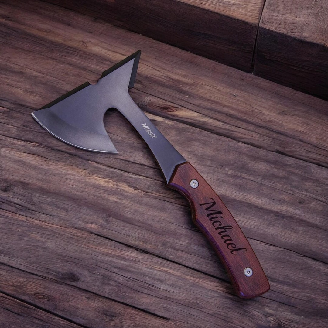 Personalized AXE Hatchet Throwing Axes Groomsmen Gift for Dad Best Man ...