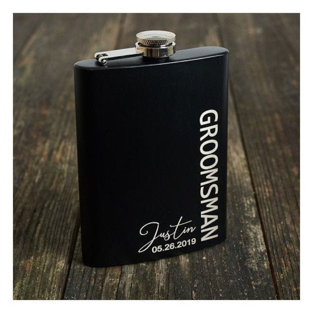 Personalized FLASK SET Funnel Flasks Custom Engraved Valentines Gifts ...