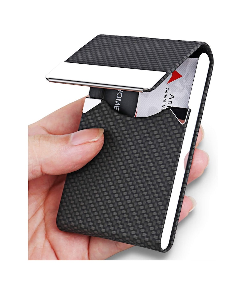 Personalized BUSINESS CARD HOLDER Case Office Desk Corporate Birthday ...