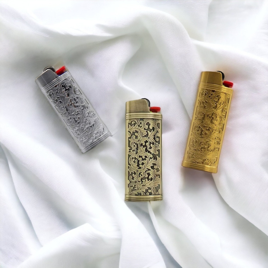 Personalized LIGHTER CASE Custom Engraved Cases Holder Groomsmen Gifts ...