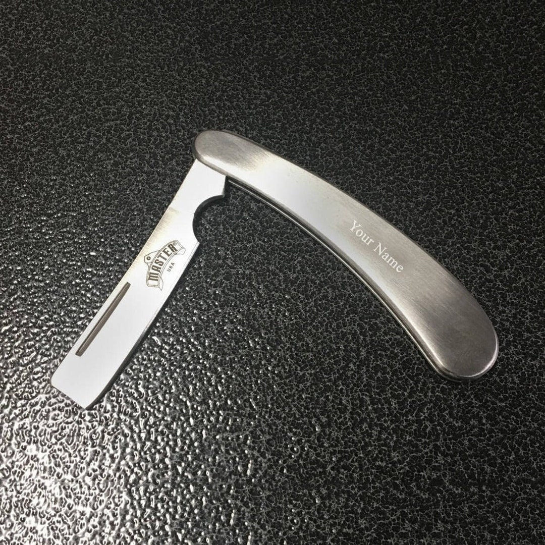 Personalized SHAVING BLADE Razor Knive Knife Beard Mustache Custom ...