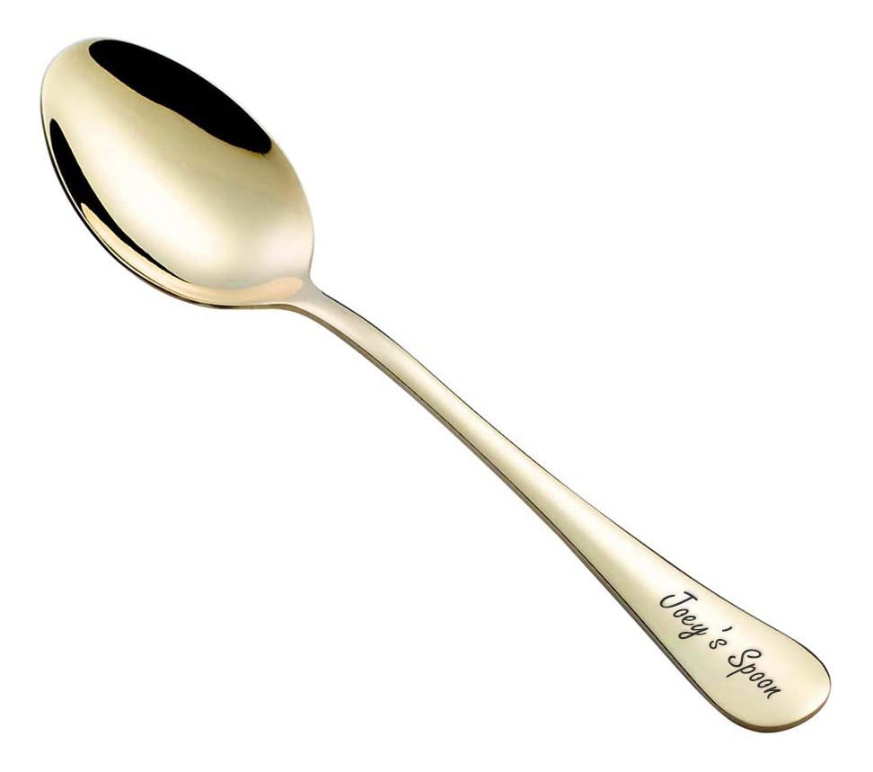 Personalized SPOON GOLD Custom Engraved Spoons Dinnerware - Etsy