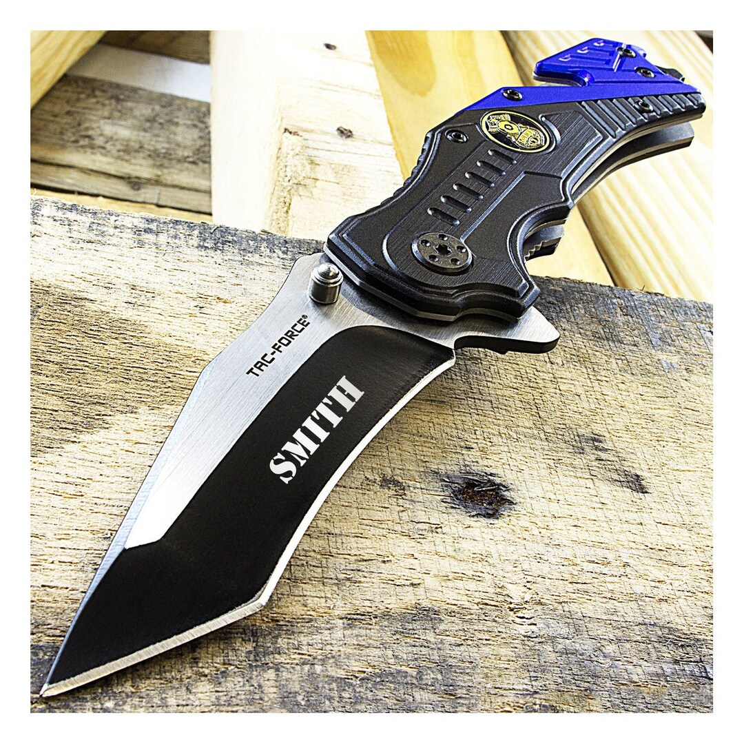 Personalized Police Officer Gift POCKET KNIVE Knives Law Enforcement ...