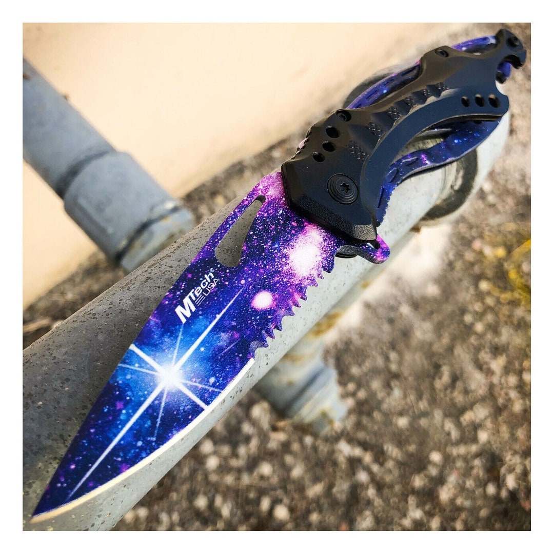Personalized GALAXY POCKET KNIFE for Knife Knives Space Stars Groomsmen ...