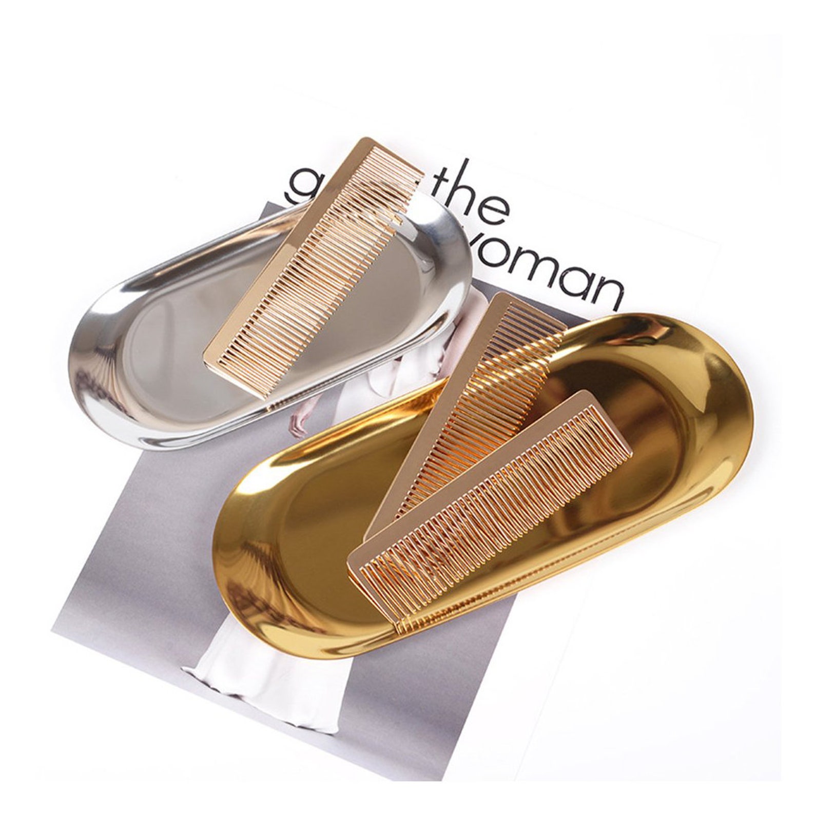 Personalized COMB Custom Engraved Combs Rose Gold Pink Hair - Etsy