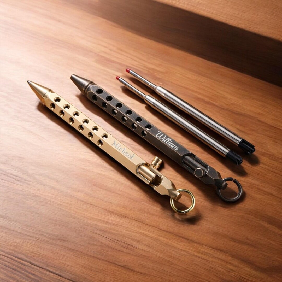 Personalized BOLT ACTION PEN Military Veteran Groomsmen Birthday Gift ...