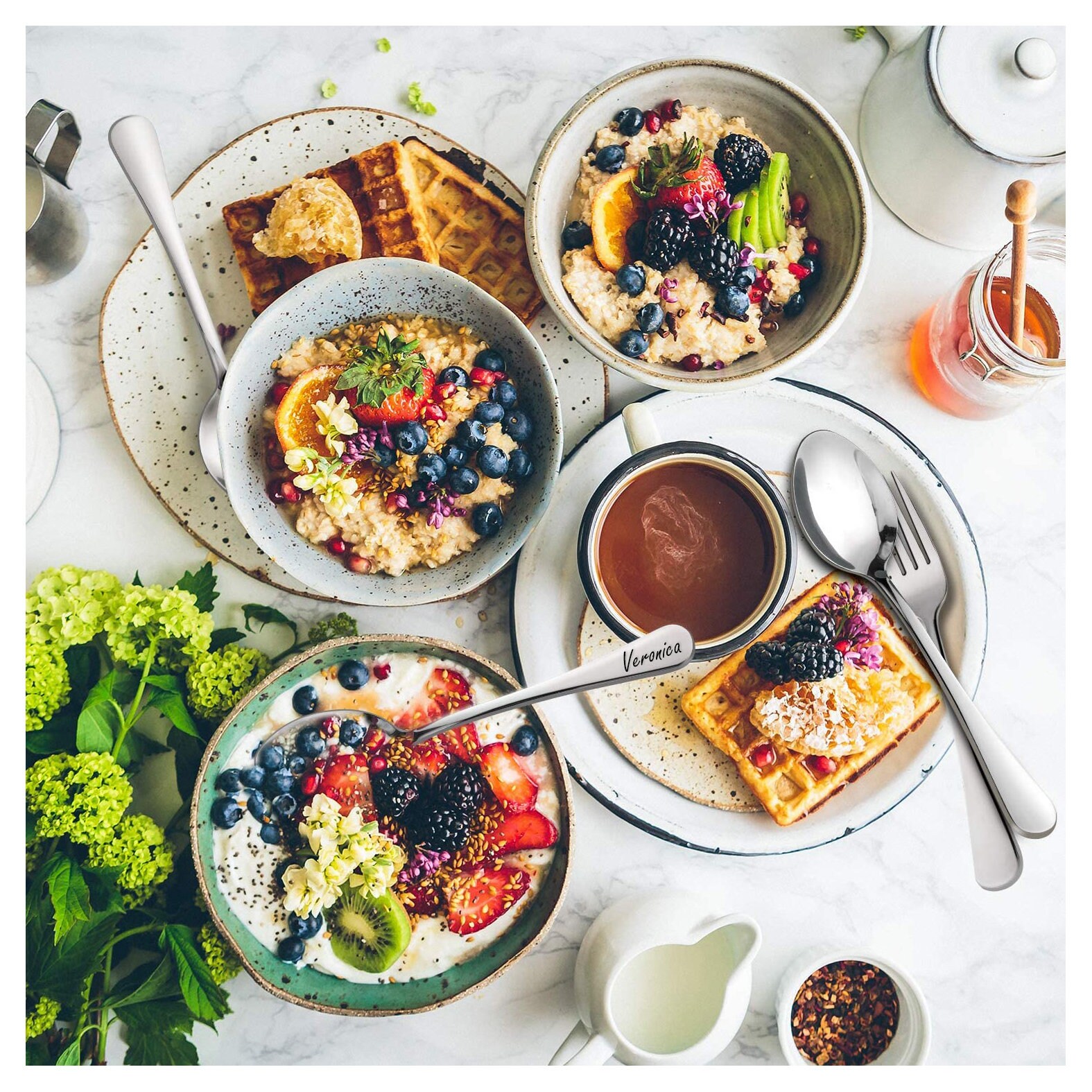 Personalized SPOON Tablespoon Dinnerware Utensil Party Wedding - Etsy