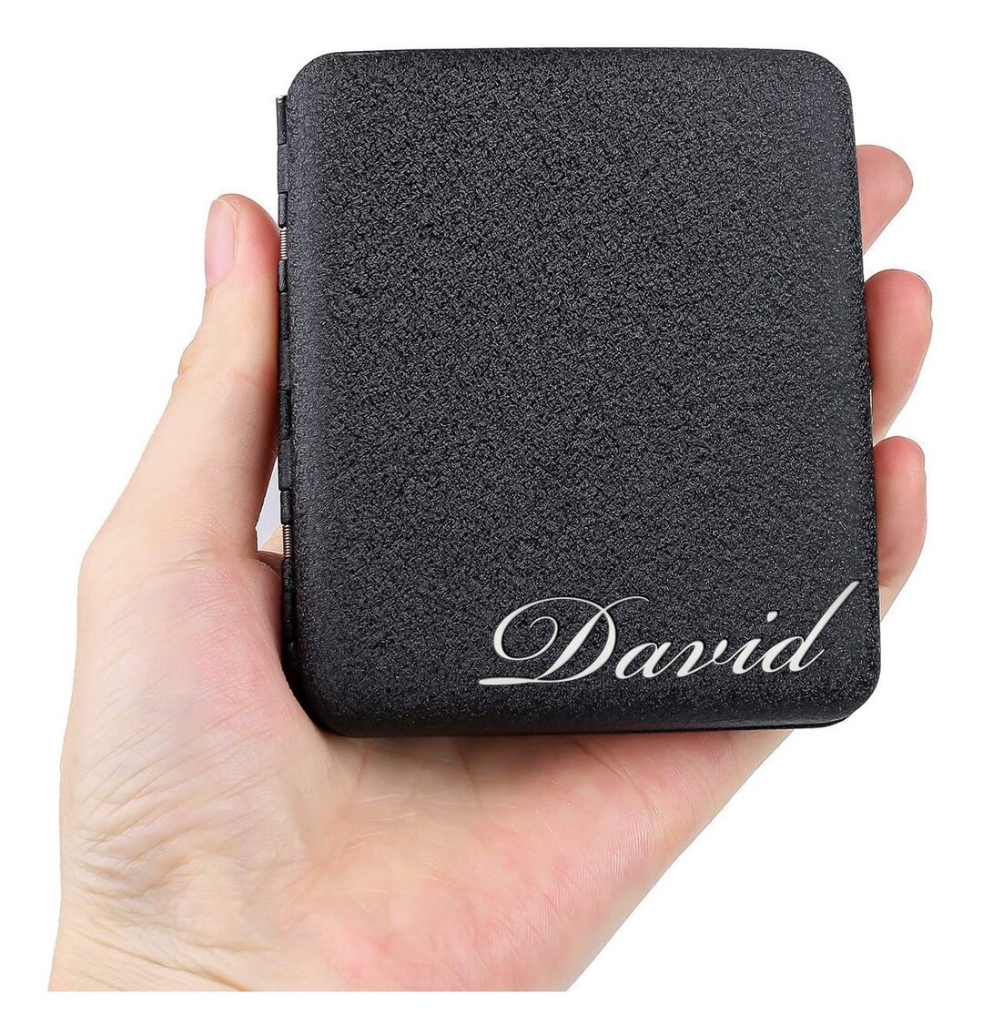 Personalized CIGARETTES CASE HOLDER Cigarette Box Custom Engraved ...