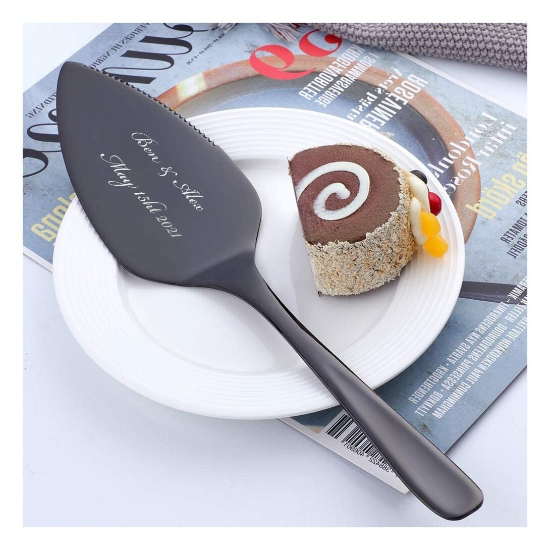 Personalized CAKE SERVER Wedding Serving Cutter Server Knive - Etsy