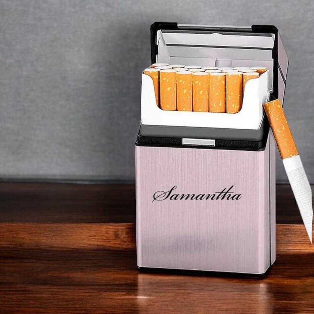 Personalized CIGARETTE CASE Cases Bridesmaid Gift for Mom Women Wife ...