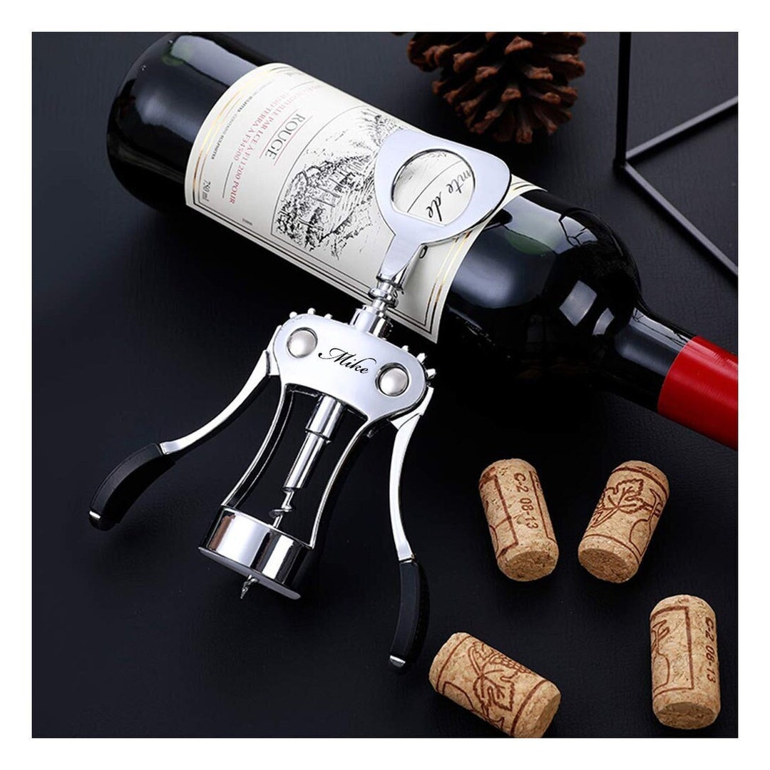 Personalized CORKSCREW Custom Engraved Bottle Opener Bar Wine Gifts for ...