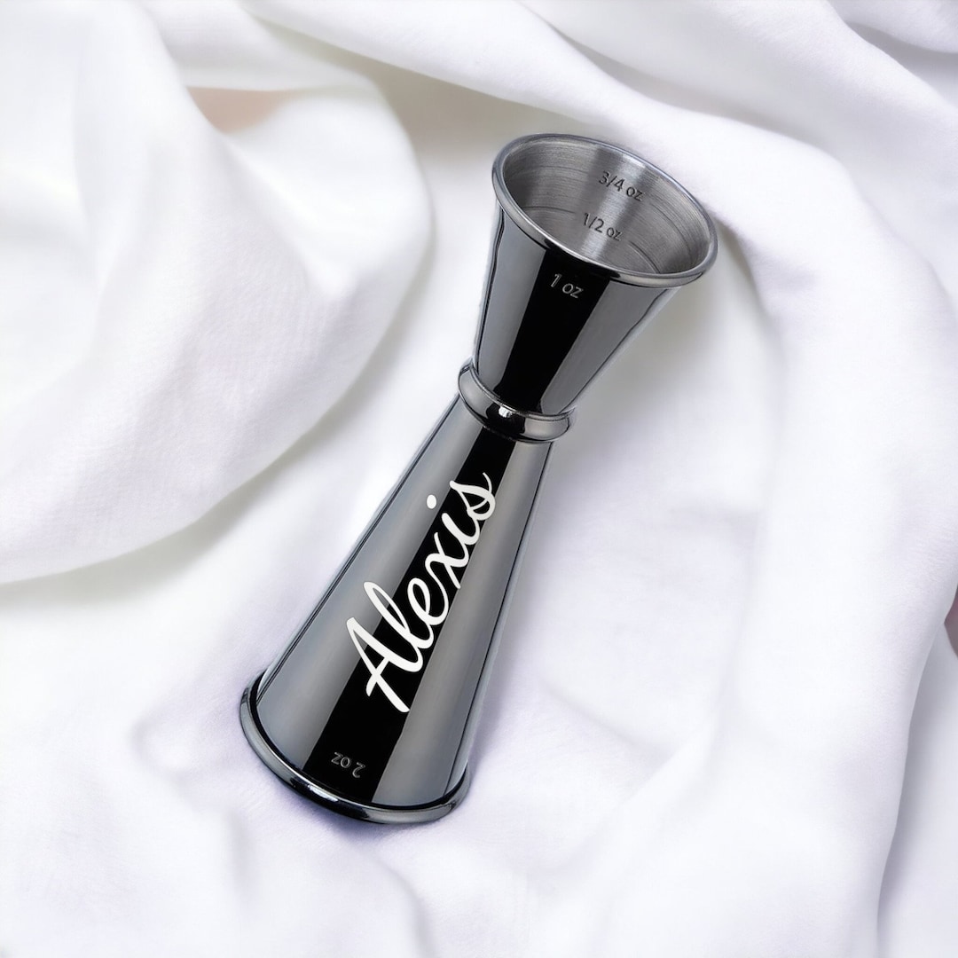 Personalized COCKTAIL JIGGER Custom Engraved Mixer Measuring Bar ...