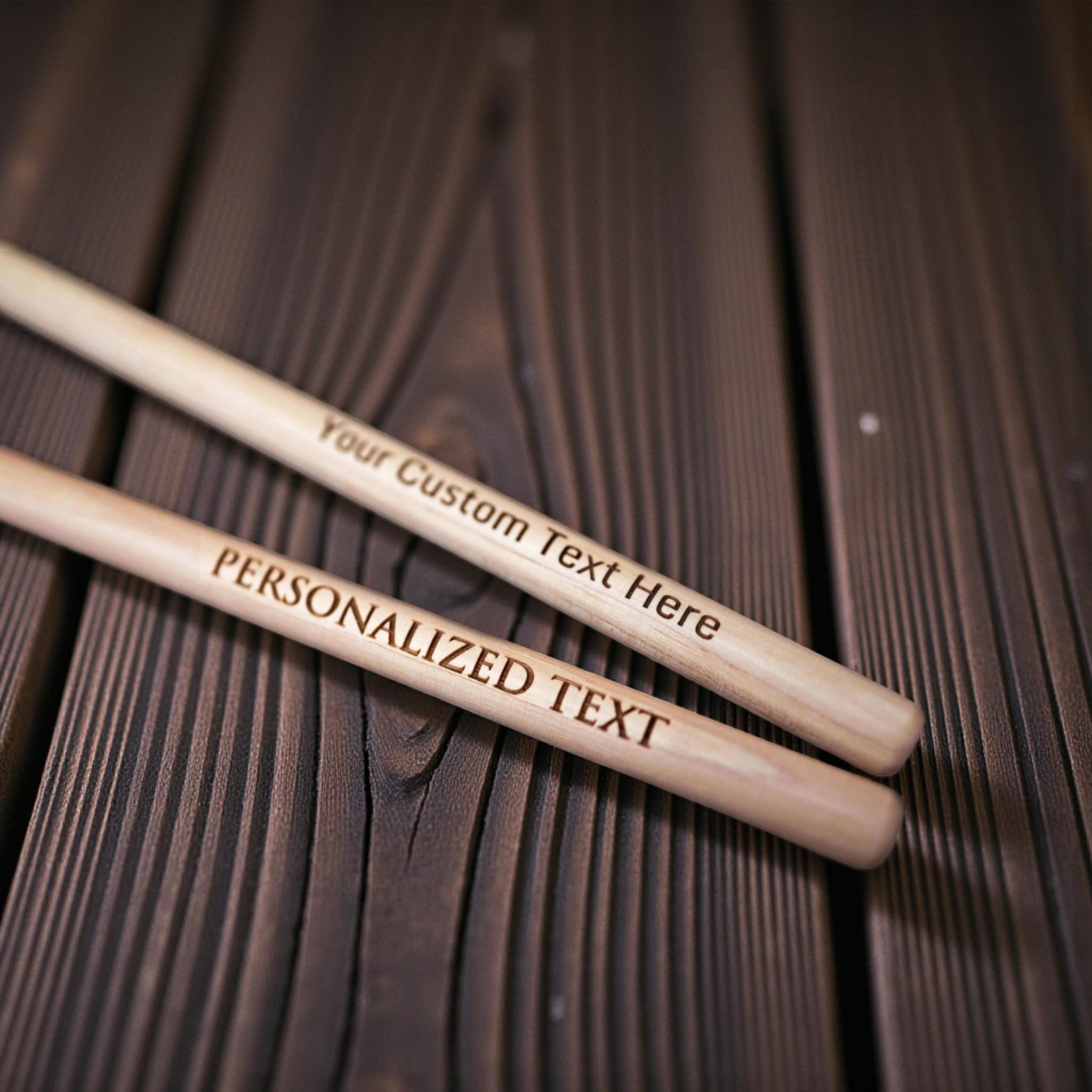 Personalized 2B DRUMSTICKS Drum Sticks Band Birthday Drummer Gift for ...